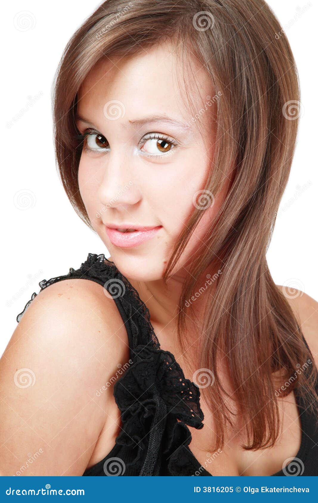 Pretty girl stock image. Image of fresh, confidence, happiness - 3816205