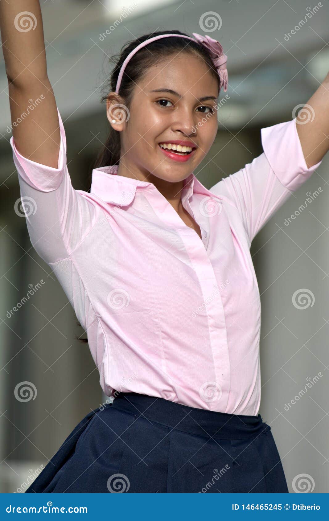 A Pretty Girl Dancing stock image. Image of adorable - 146465245