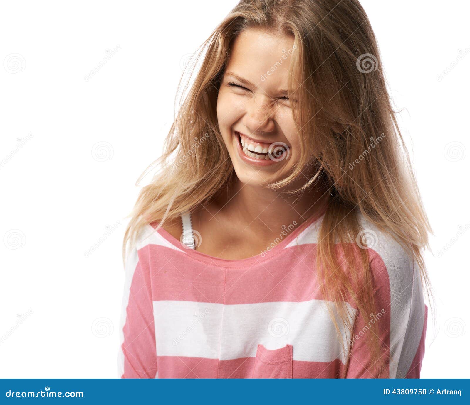 Pretty Girl Expressively Laughs Stock Photo - Image of blond, long ... Pretty Girl Expressively Laughs Stock Photo - Image of blond, long ...
