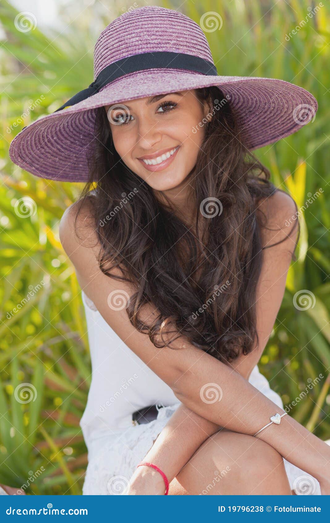 Pretty Girl with Fancy Hat stock photo. Image of eyes - 19796238