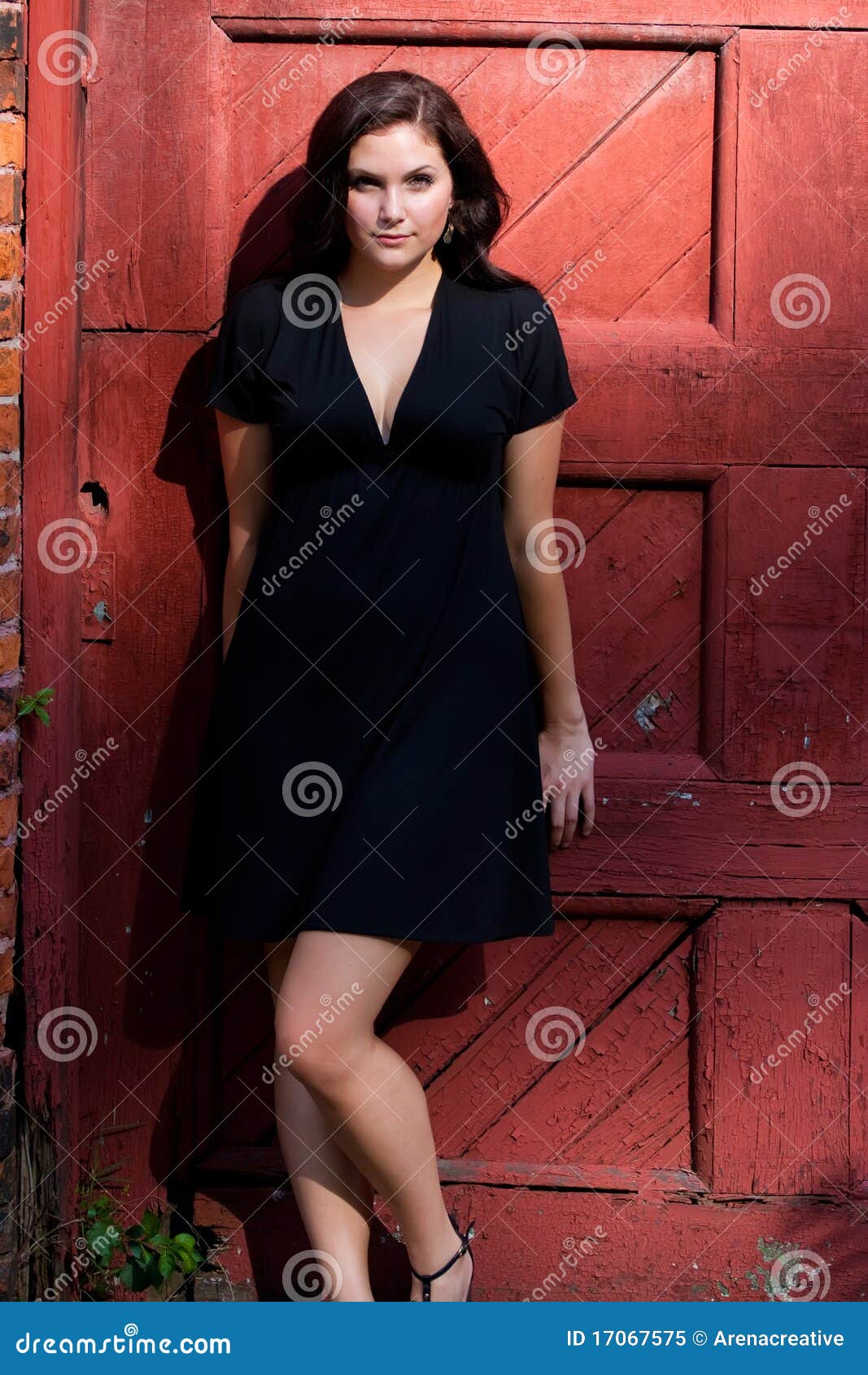 Pretty Girl Leaning stock image. Image of outdoors, hair - 17067575