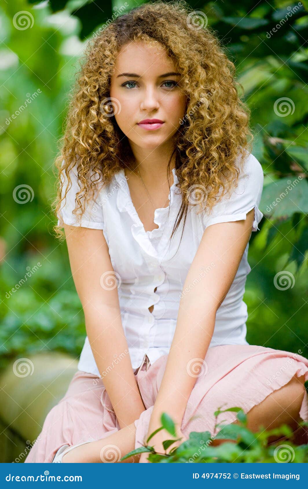 Pretty Girl Outside stock photo. Image of beauty, beautiful - 4974752