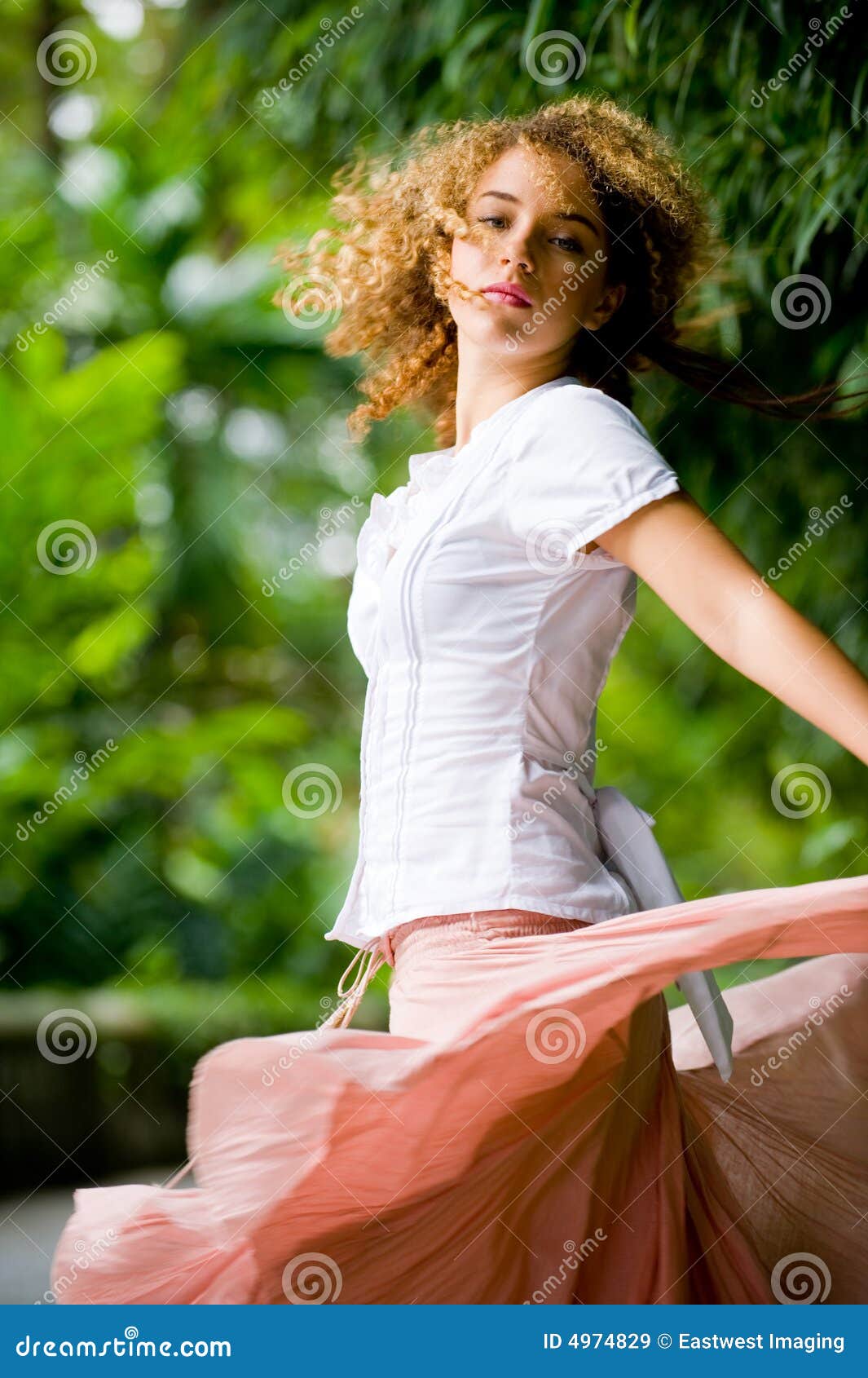 Pretty Girl Outside stock image. Image of young, adult - 4974829