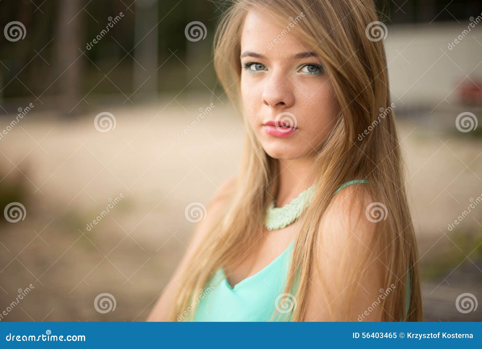 Pretty girl in park stock image. Image of posing, fashion - 56403465