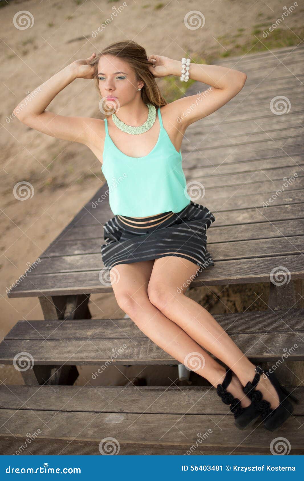 Pretty girl in park stock image. Image of zebra, comfortably - 56403481