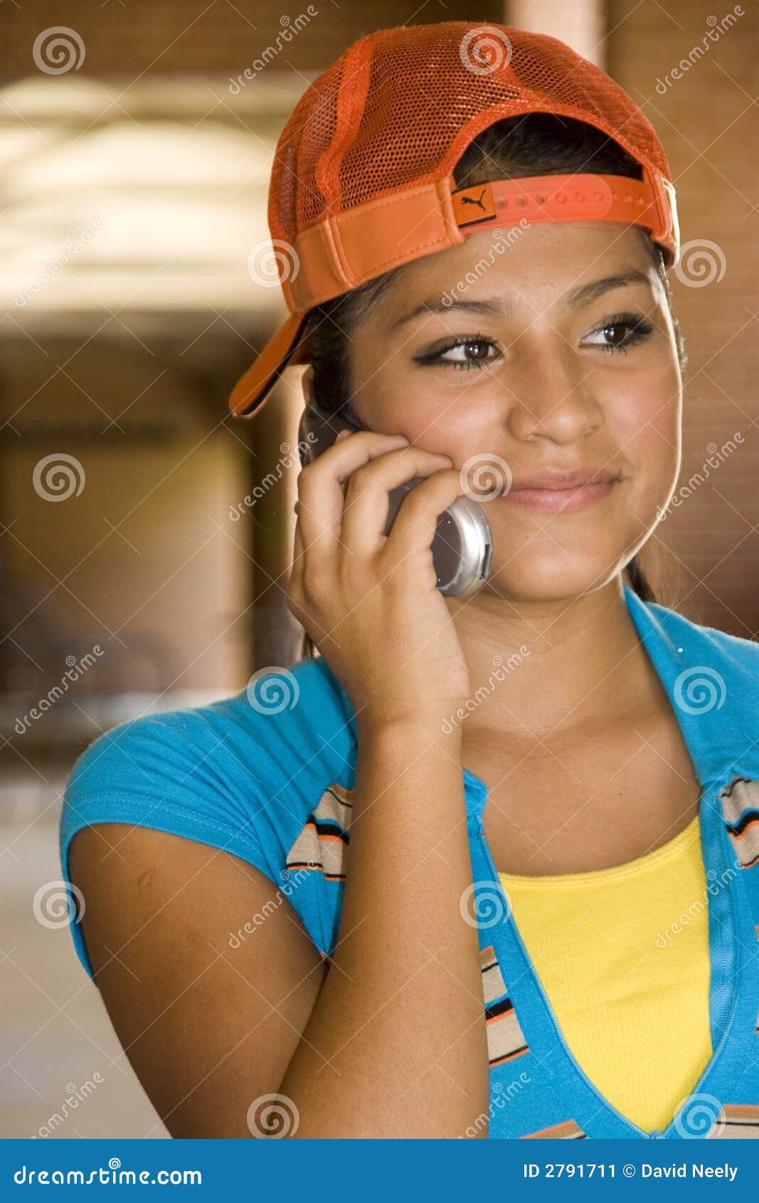 Pretty Girl On Phone Stock Image Image Of Woman Talk 2791711