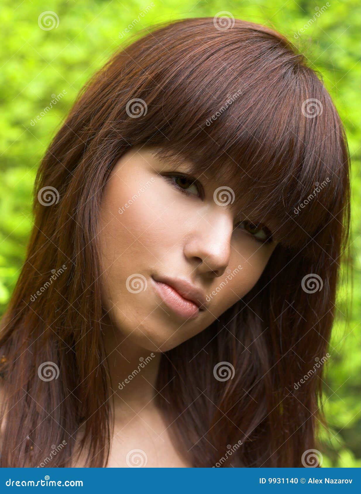 Pretty girl portrait stock photo. Image of lovely, dress - 9931140