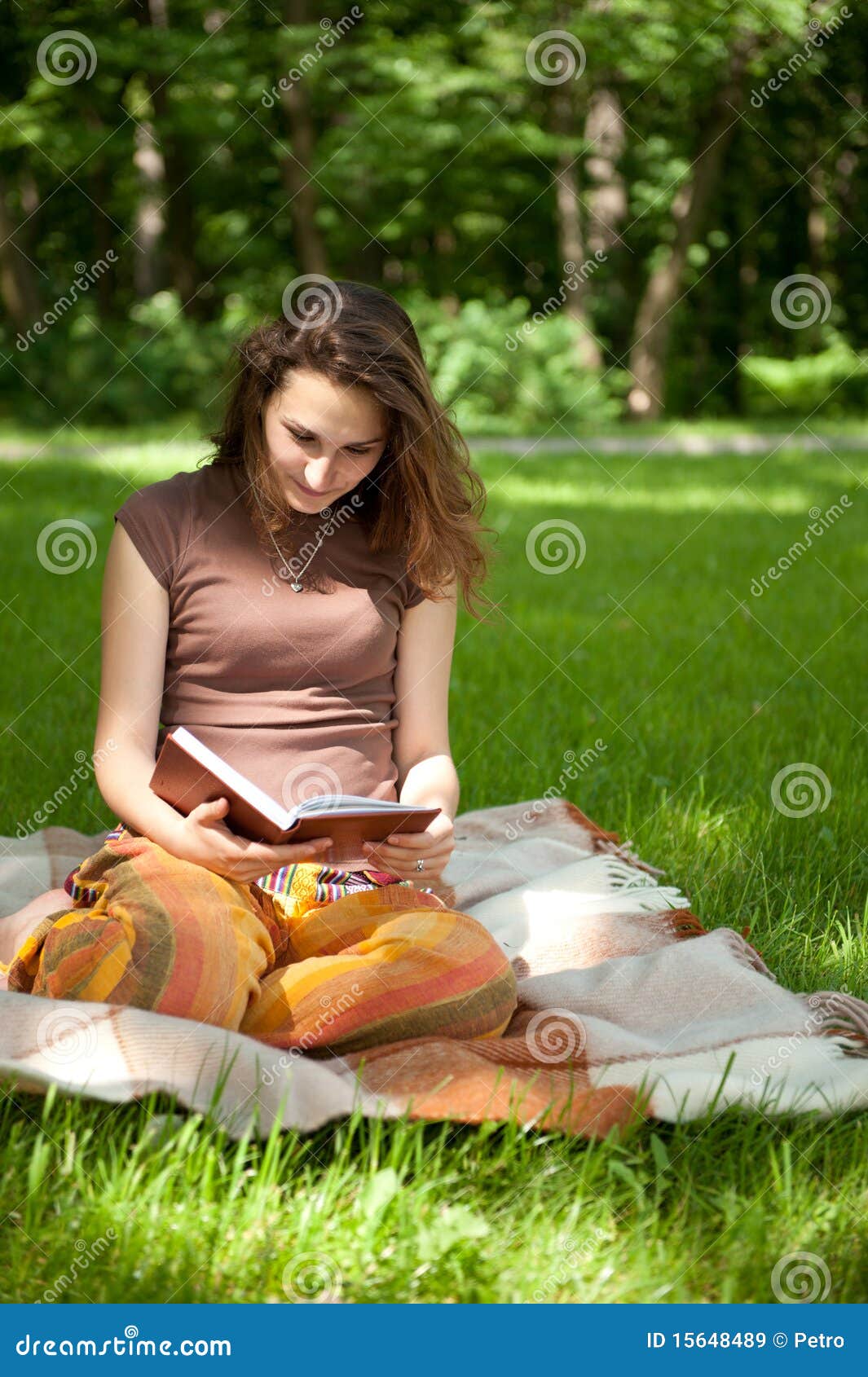 Pretty Girl is Reading Book Stock Image - Image of attractive, books ...