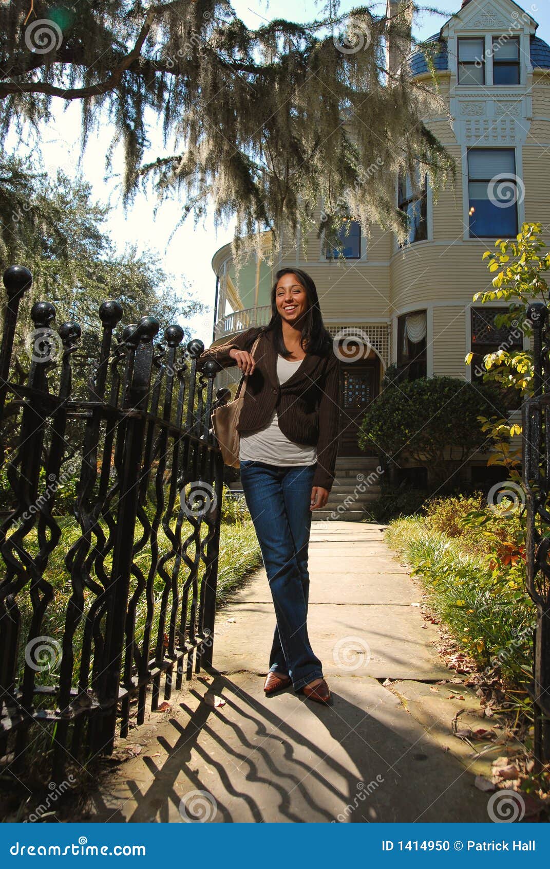 Pretty Girl Selling Expensive Home Stock Photo - Image of student ...