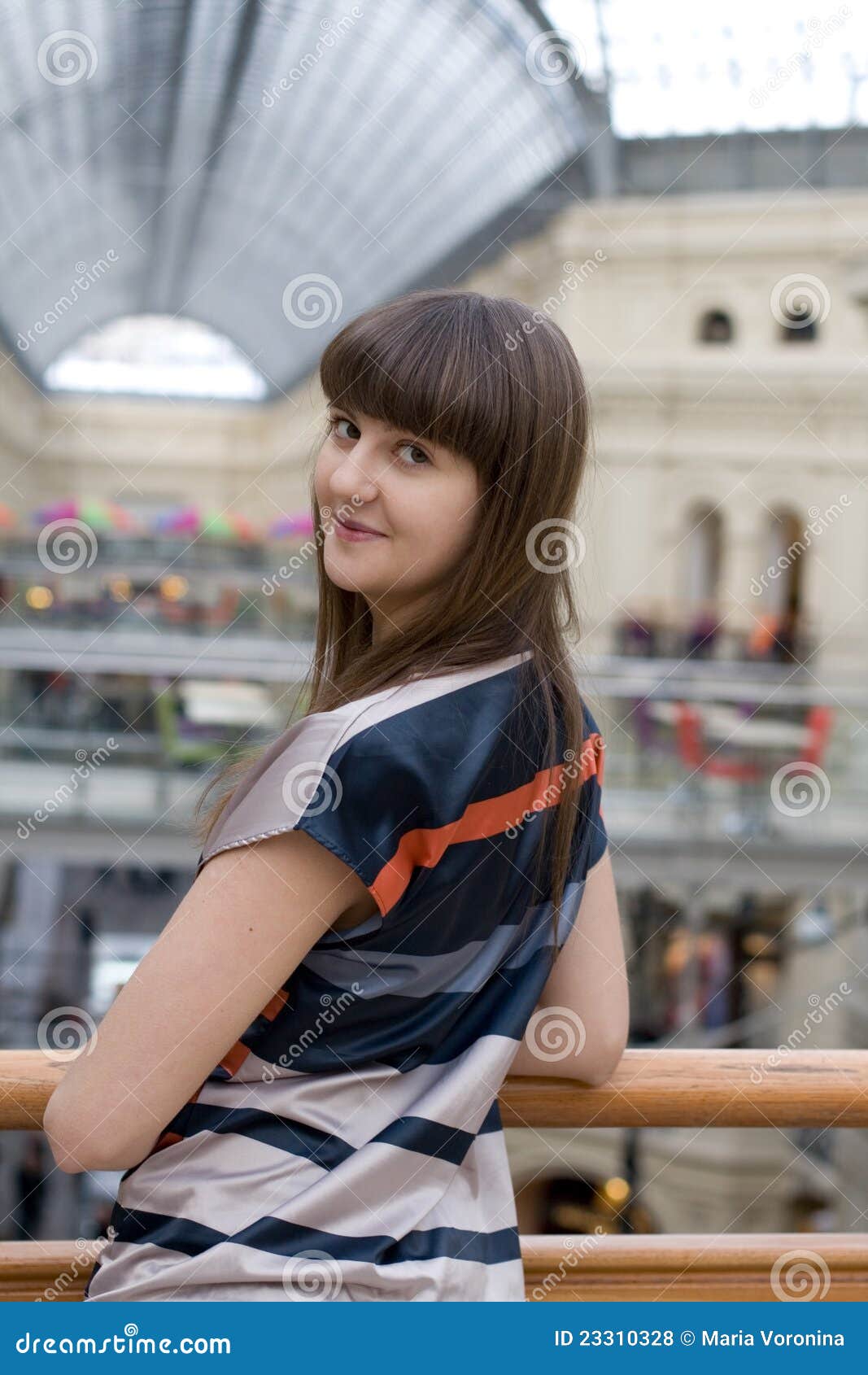 Pretty girl in a shop stock photo. Image of people, attractive - 23310328
