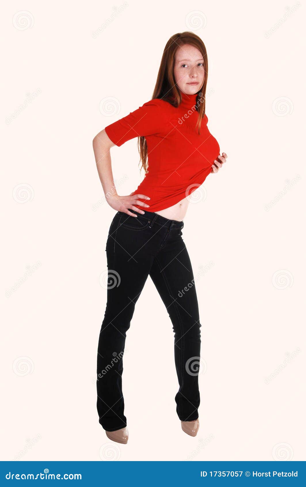 Pretty Girl Standing. Royalty Free Stock Photography - Image: 17357057