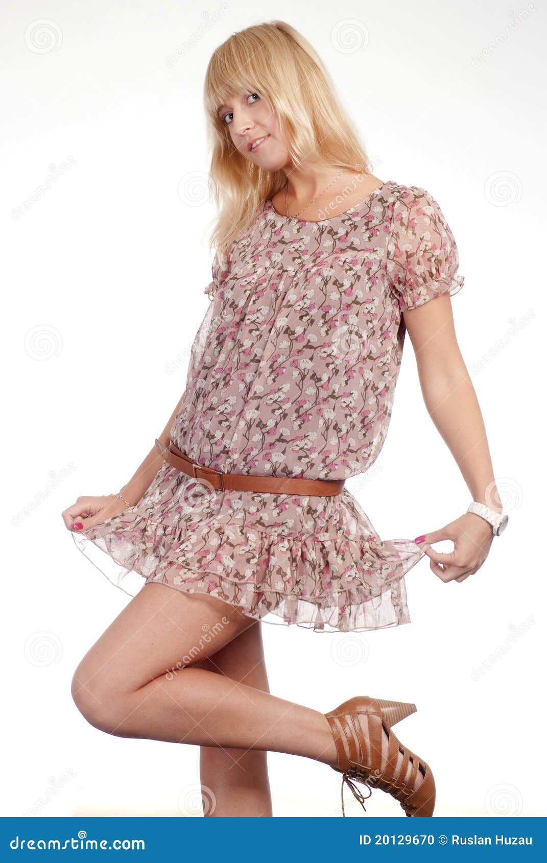 Pretty Girl Standing Stock Photo - Image: 20129670