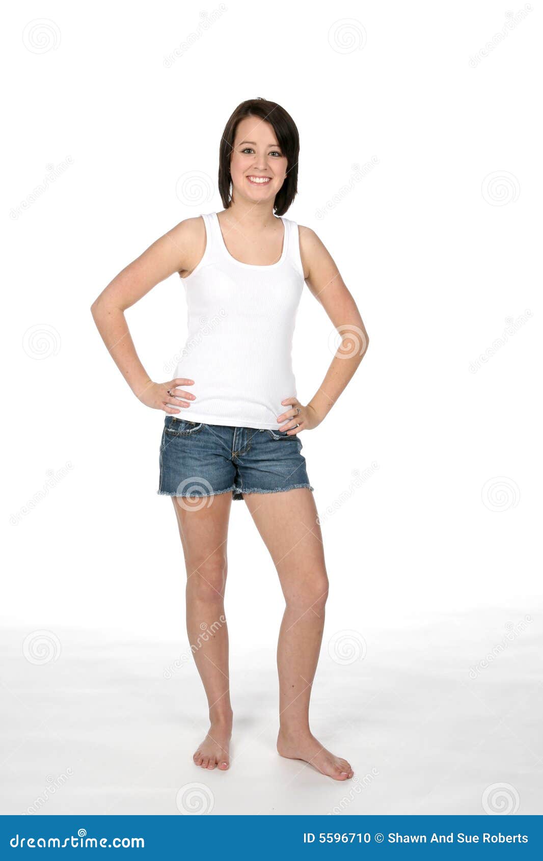 Pretty Girl Standing Picture. Image: 5596710