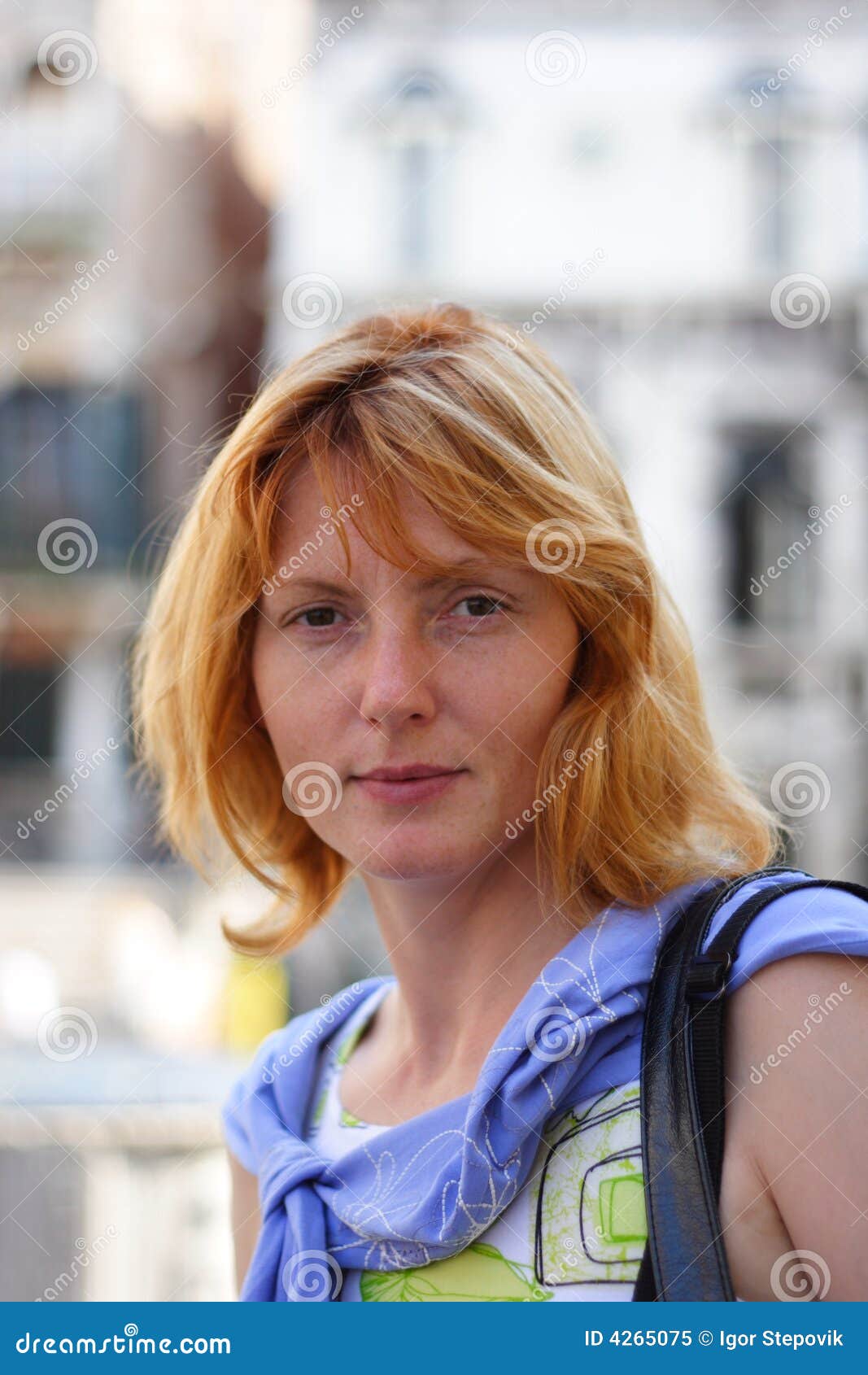 Pretty girl on street stock image. Image of nature, happiness - 4265075