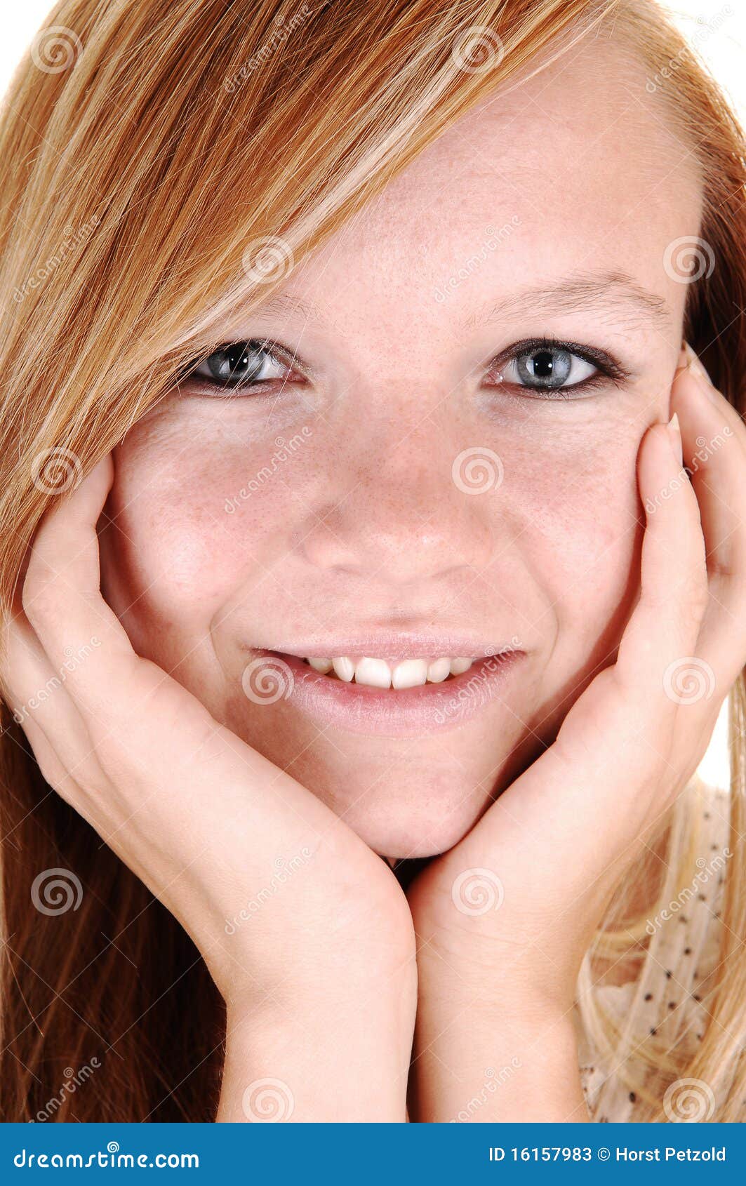 Pretty girls face. stock image. Image of hair, woman - 16157983