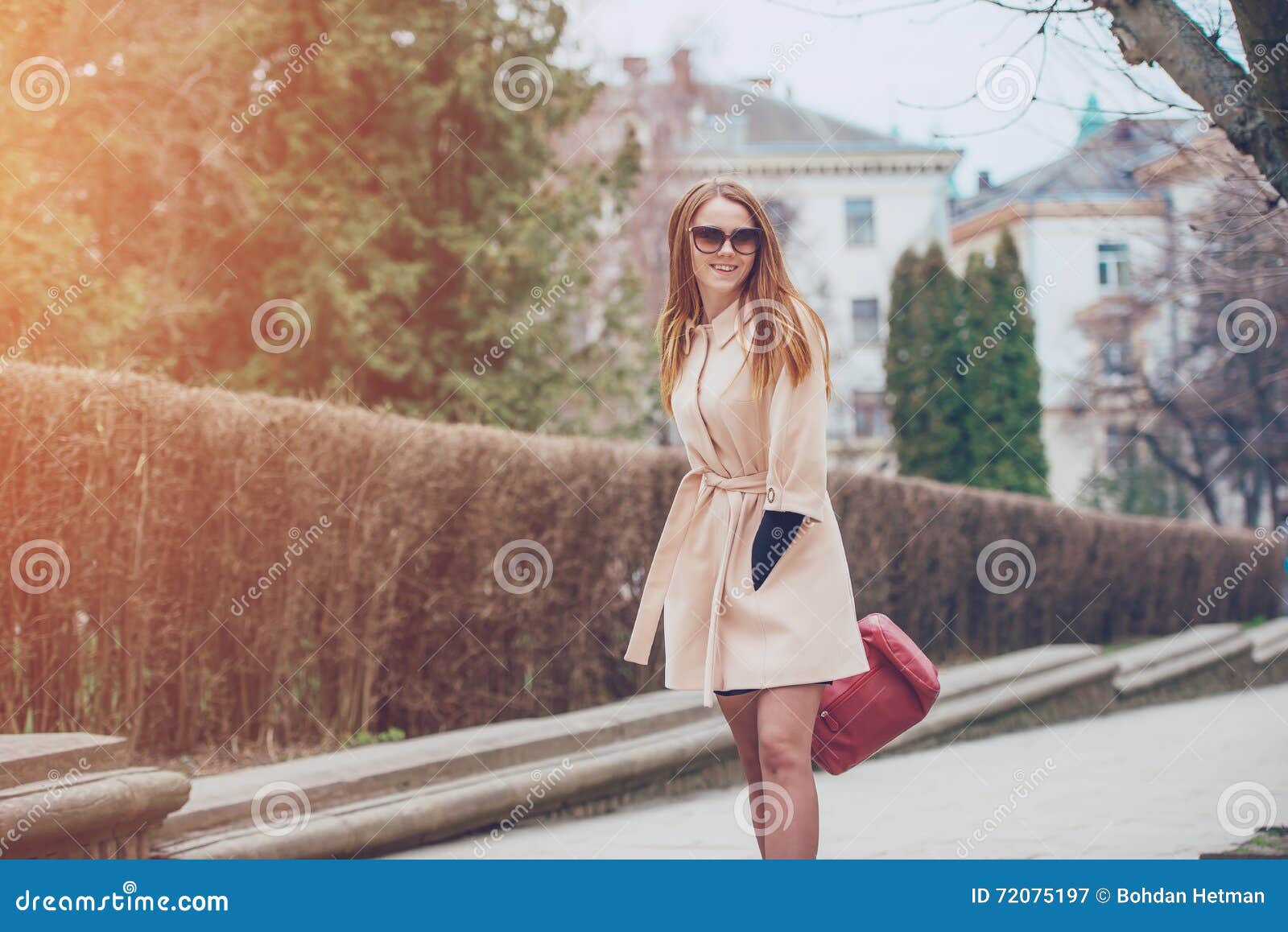 Pretty girls on a walk stock image. Image of lantern - 72075197