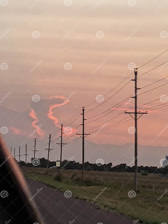 Pretty good clouds stock image. Image of line, pretty - 256200387