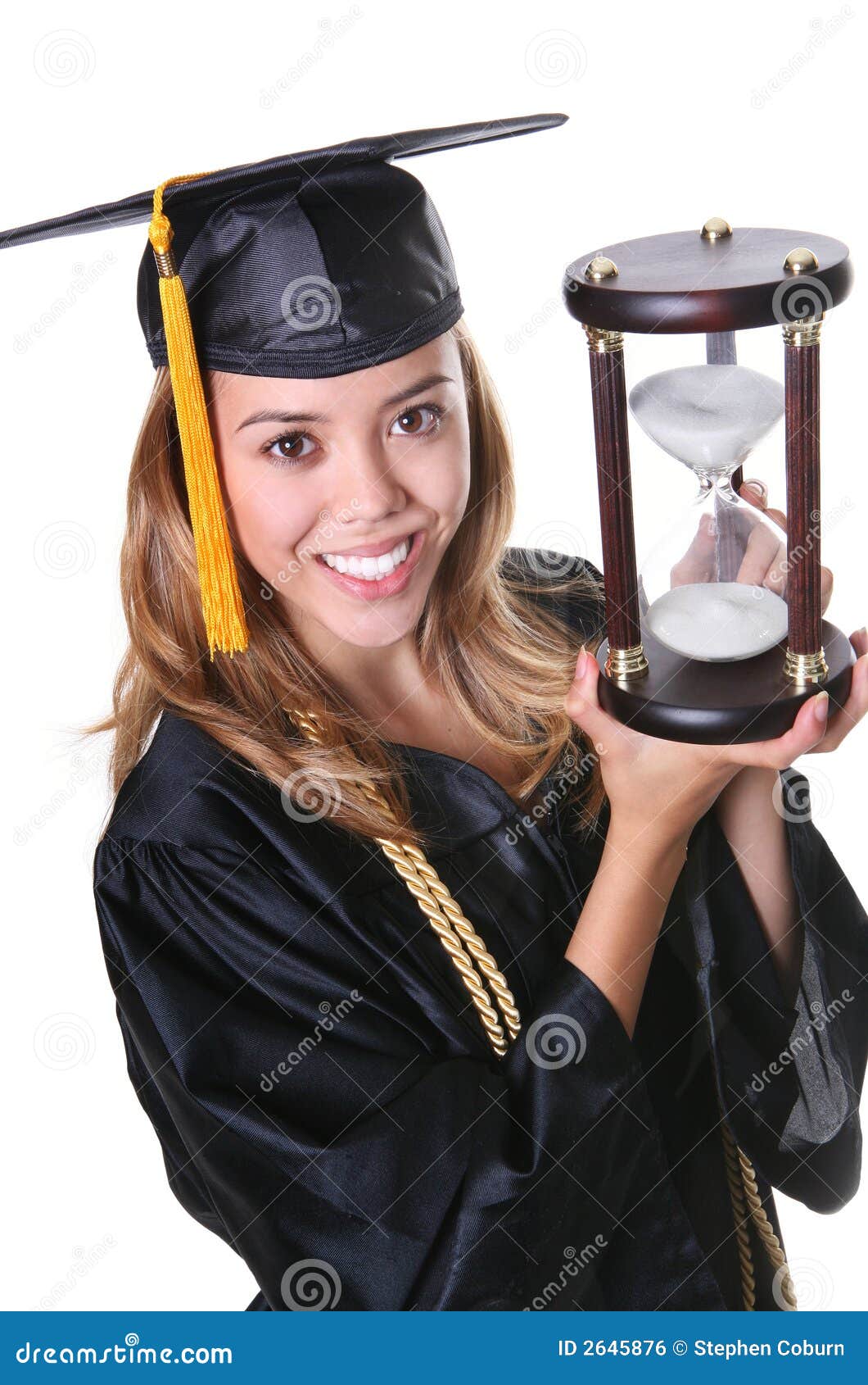 Pretty Graduate stock photo. Image of girl, gown, goal - 2645876