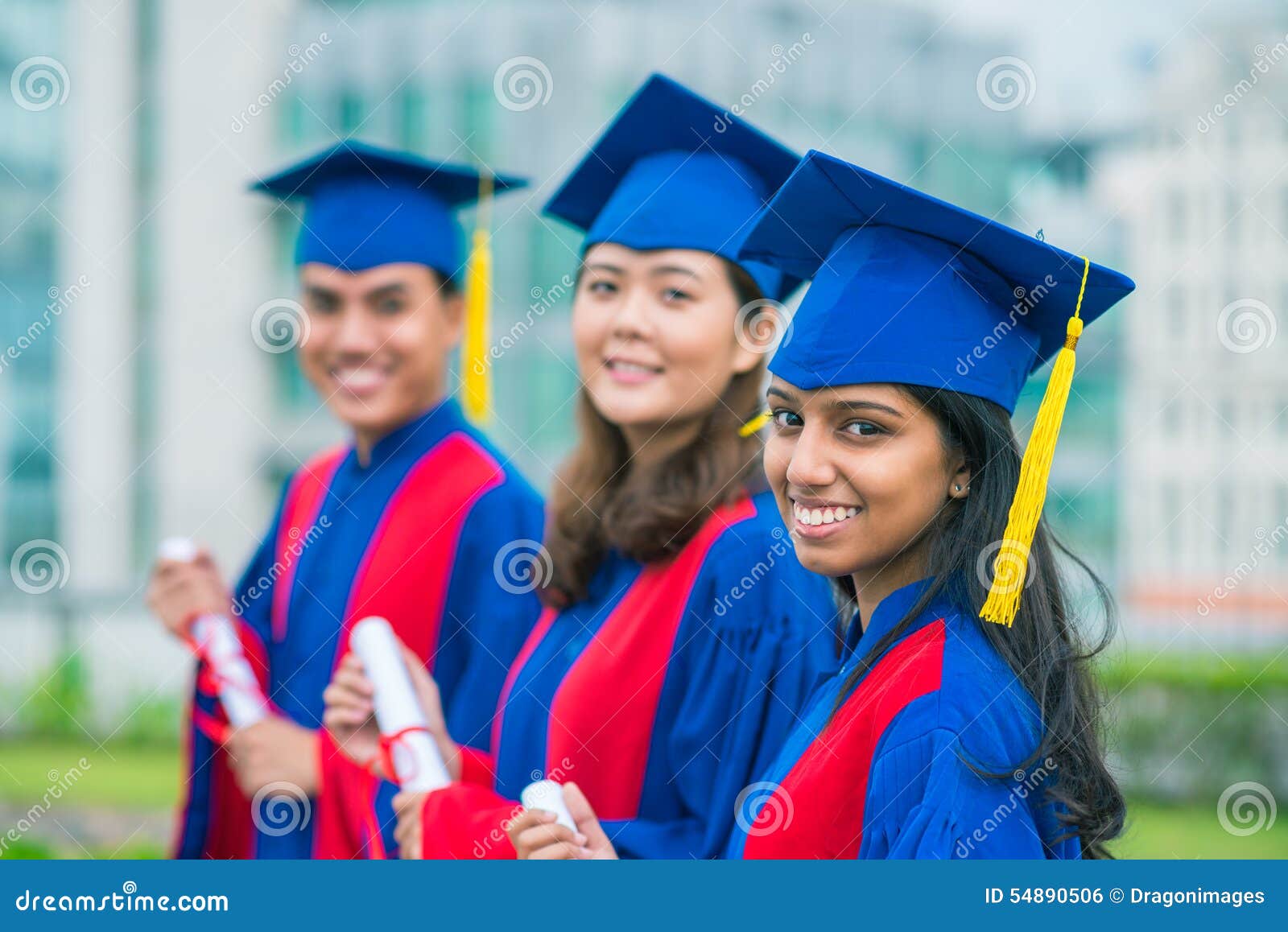 Pretty graduate stock photo. Image of education, degree - 54890506