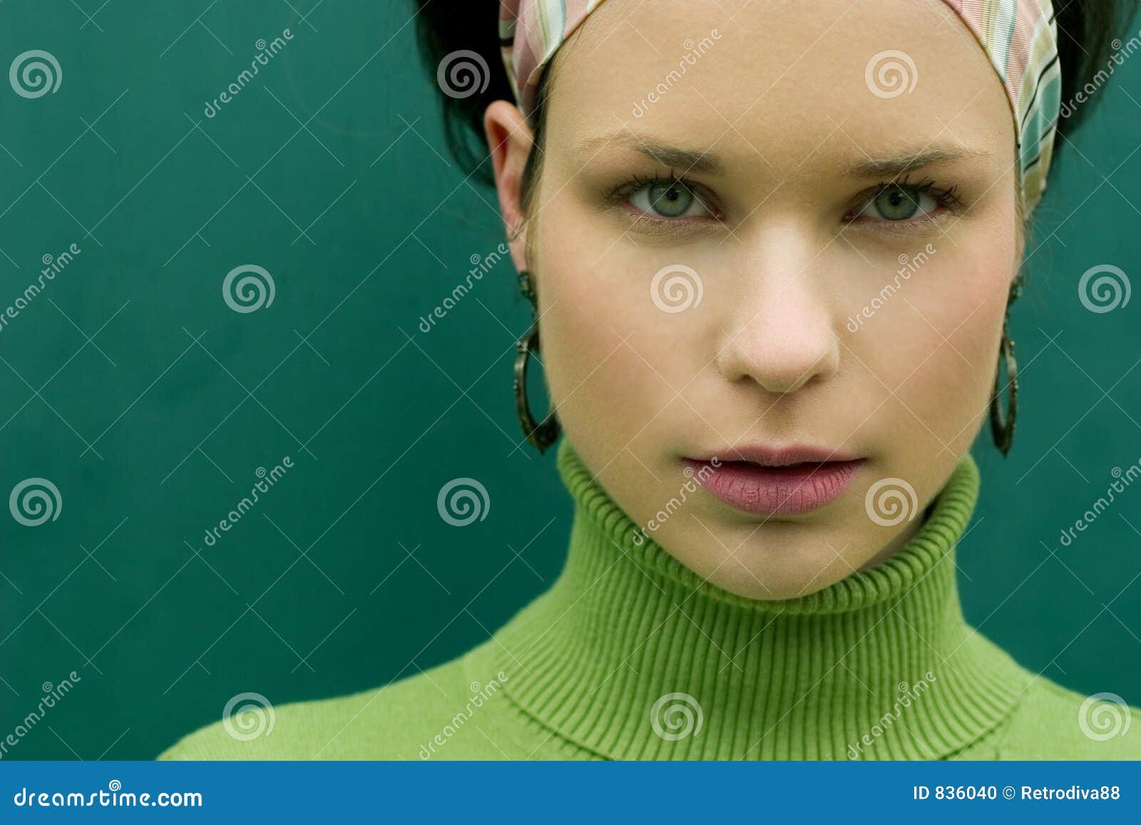 Pretty in Green stock photo. Image of kitsch, door, beautiful - 836040