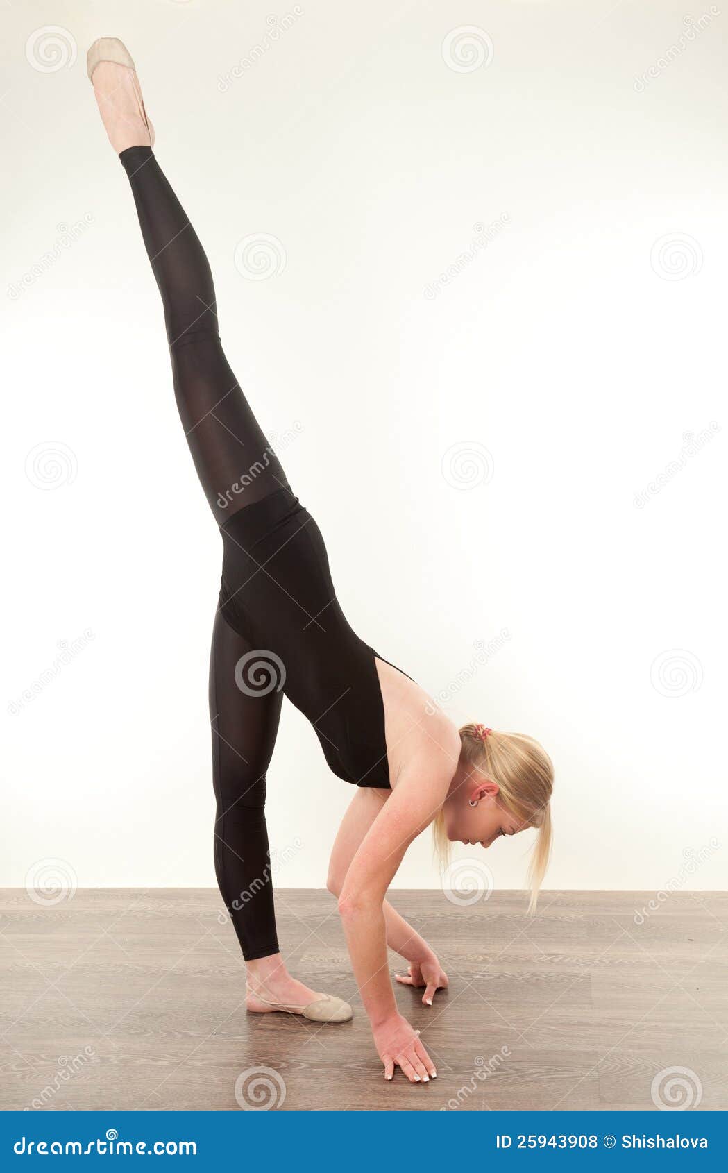 Pretty gymnast stock photo. Image of adult, dancer, female - 25943908