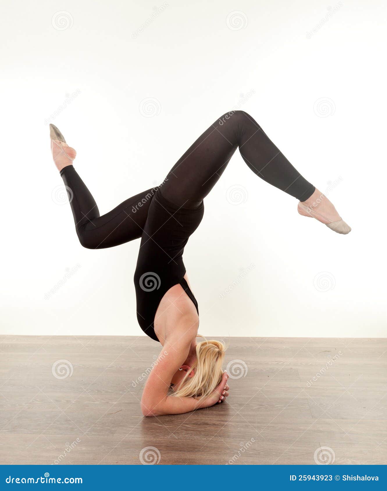 Pretty gymnast stock image. Image of people, flexible - 25943923