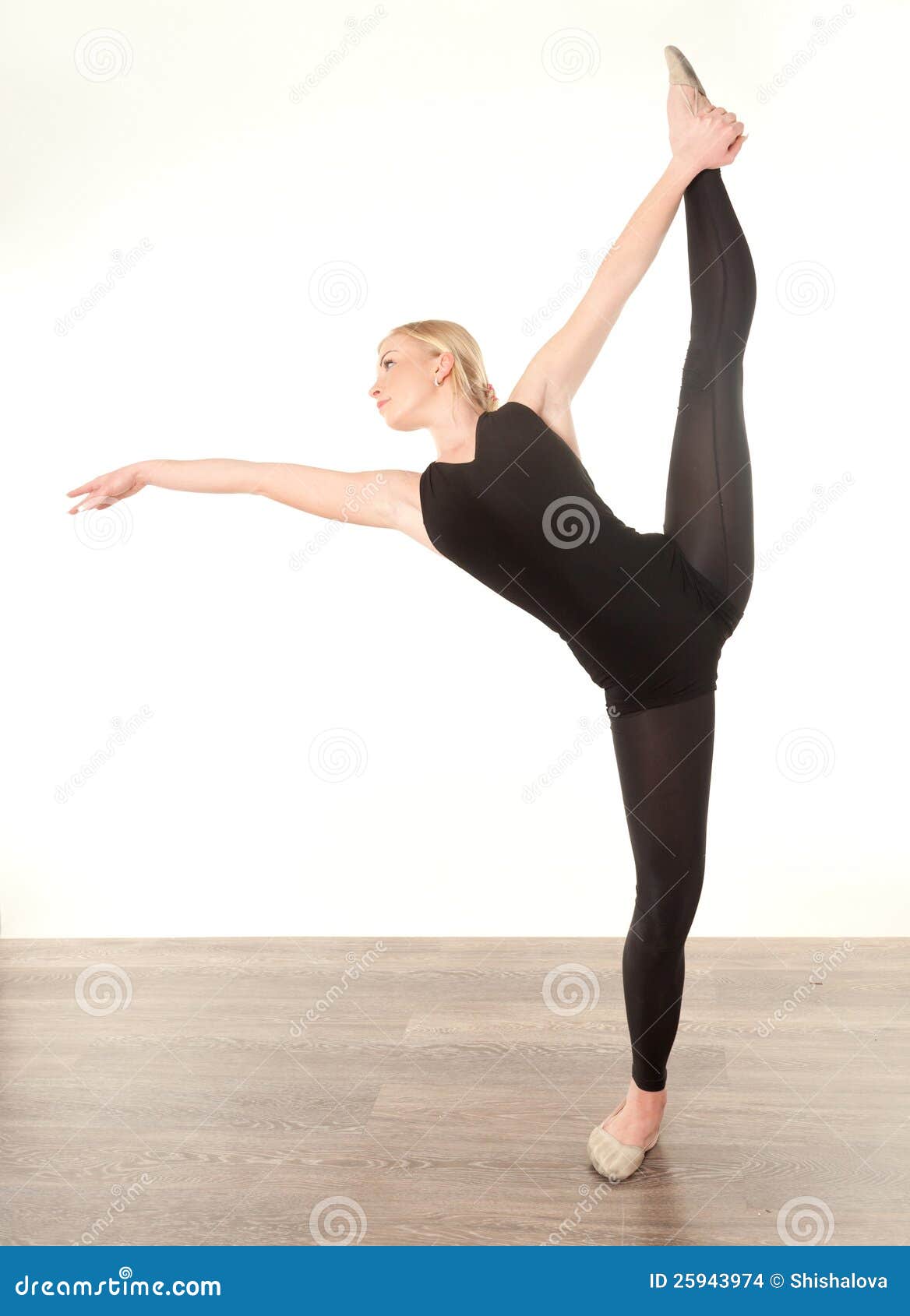 Pretty gymnast stock photo. Image of beautiful, exercise - 25943974