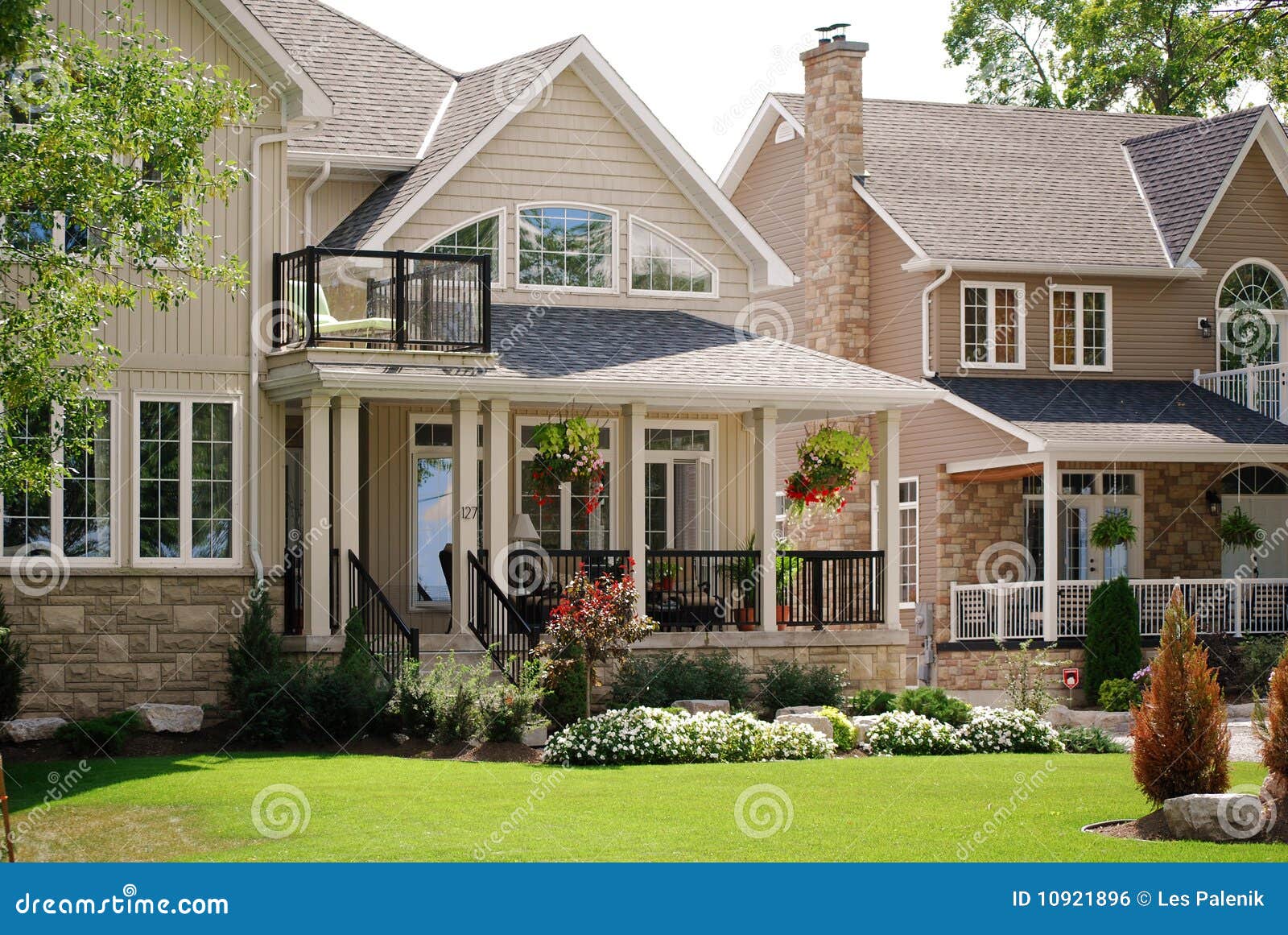 Pretty houses stock photo. Image of pretty, summer, grass - 10921896