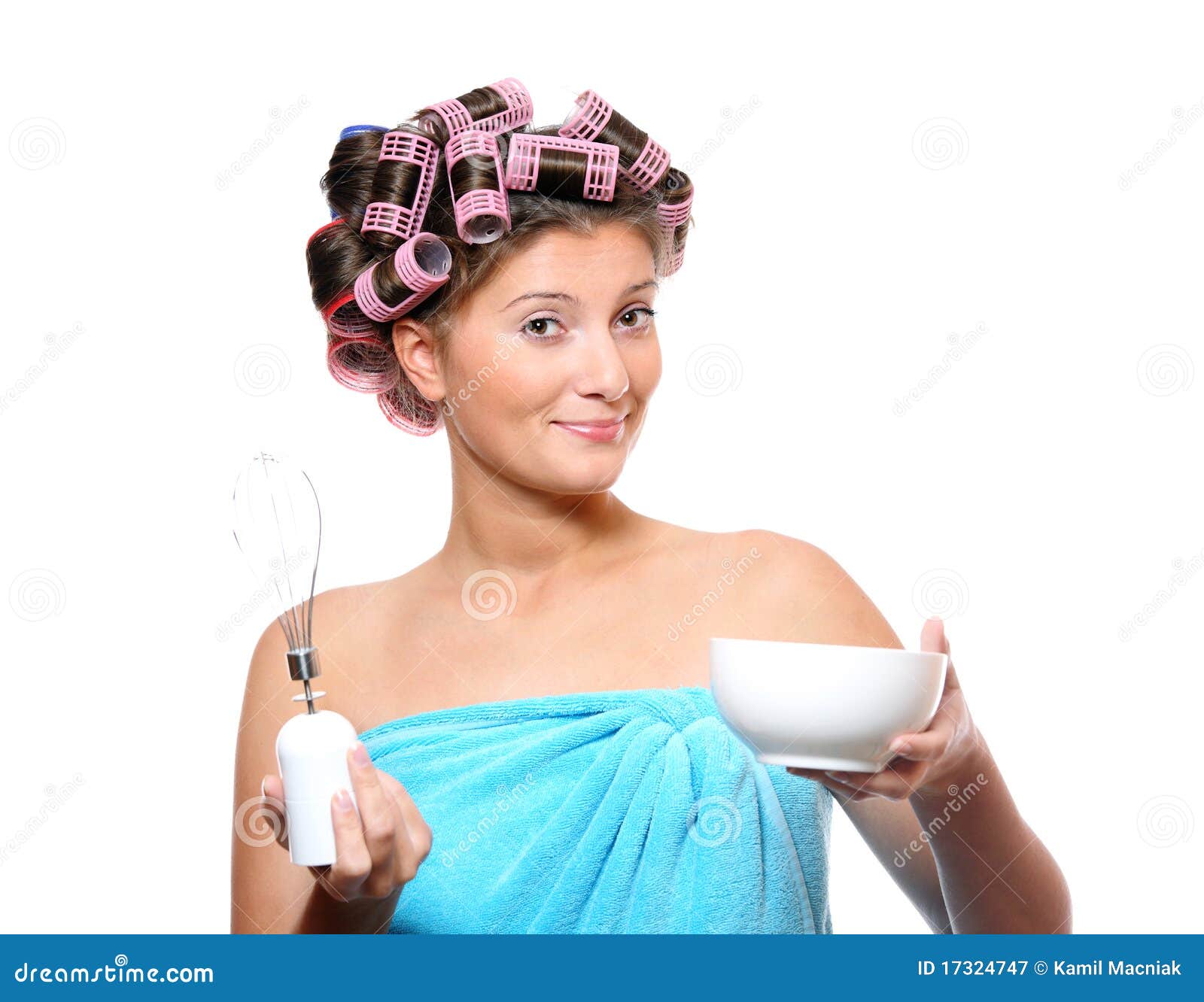 Pretty housewife stock image. Image of cooking, funny - 17324747