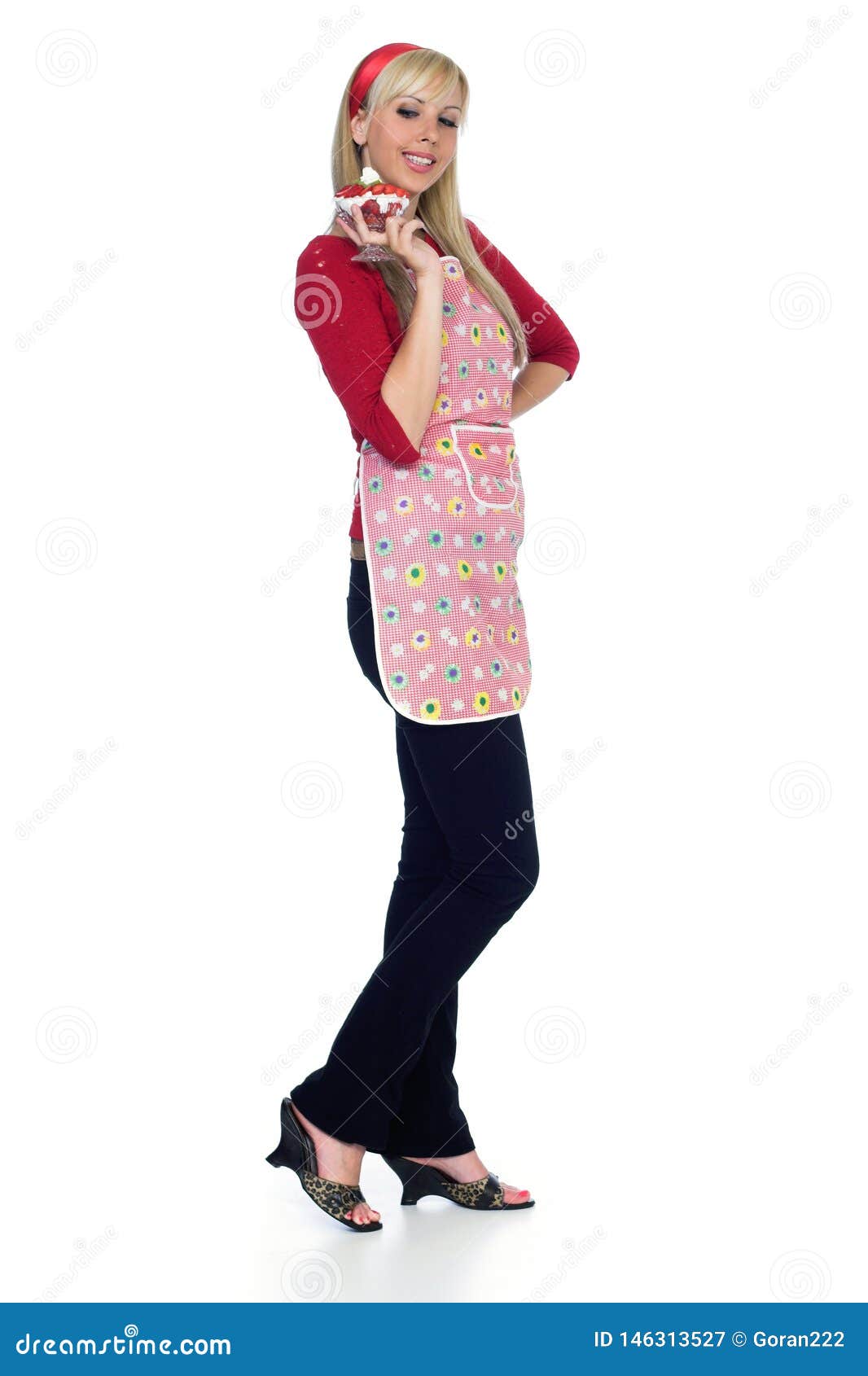 Pretty Housewife Posing Stock Image Image Of Homemaker 146313527
