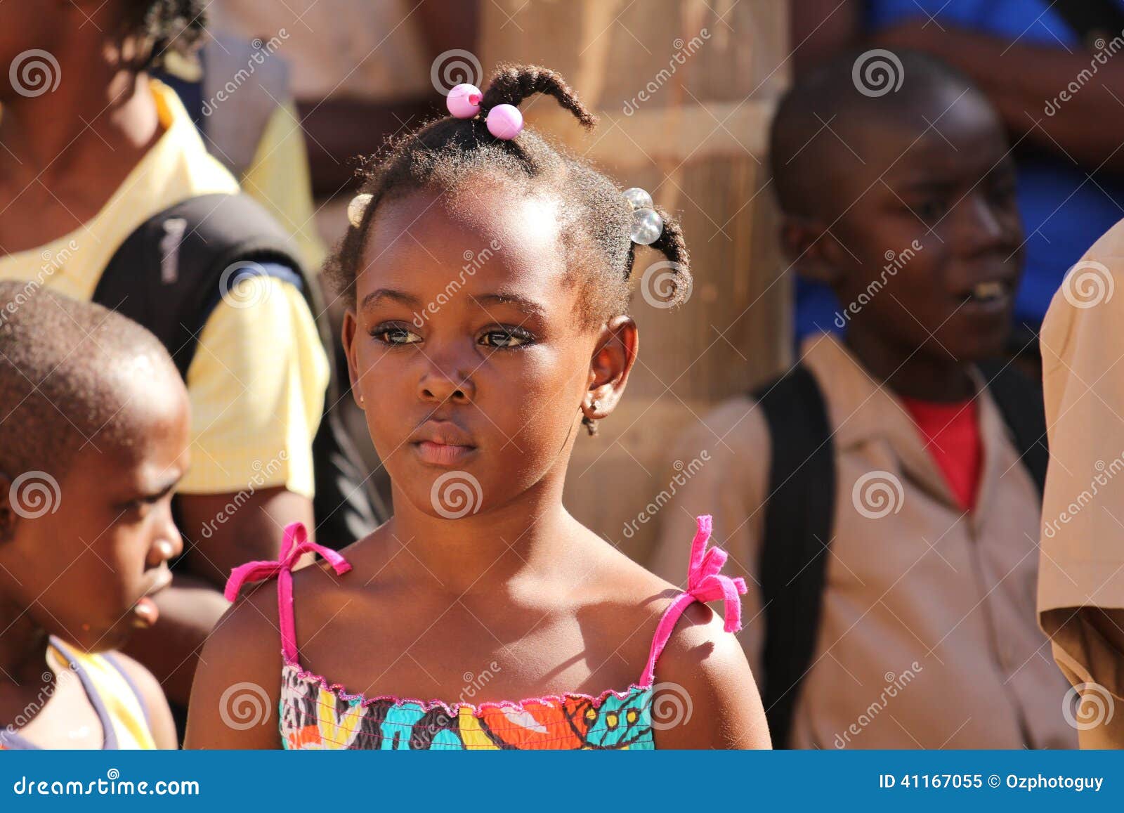 Jamaican School Girls Pose Telegraph