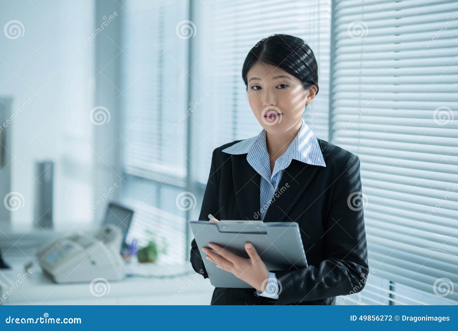 Pretty Korean manager stock photo. Image of asian, manager - 49856272
