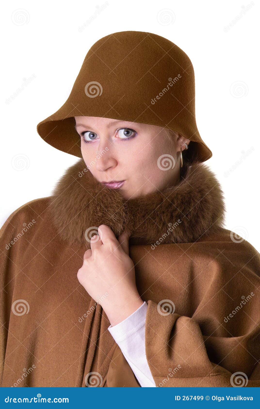 Pretty lady stock image. Image of feminine, emotion, lips - 267499