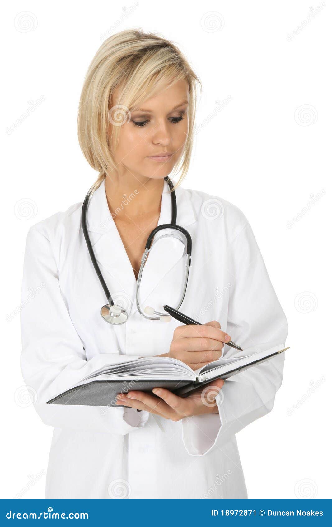 Pretty Lady Doctor stock image. Image of sick, care, practitioner ...