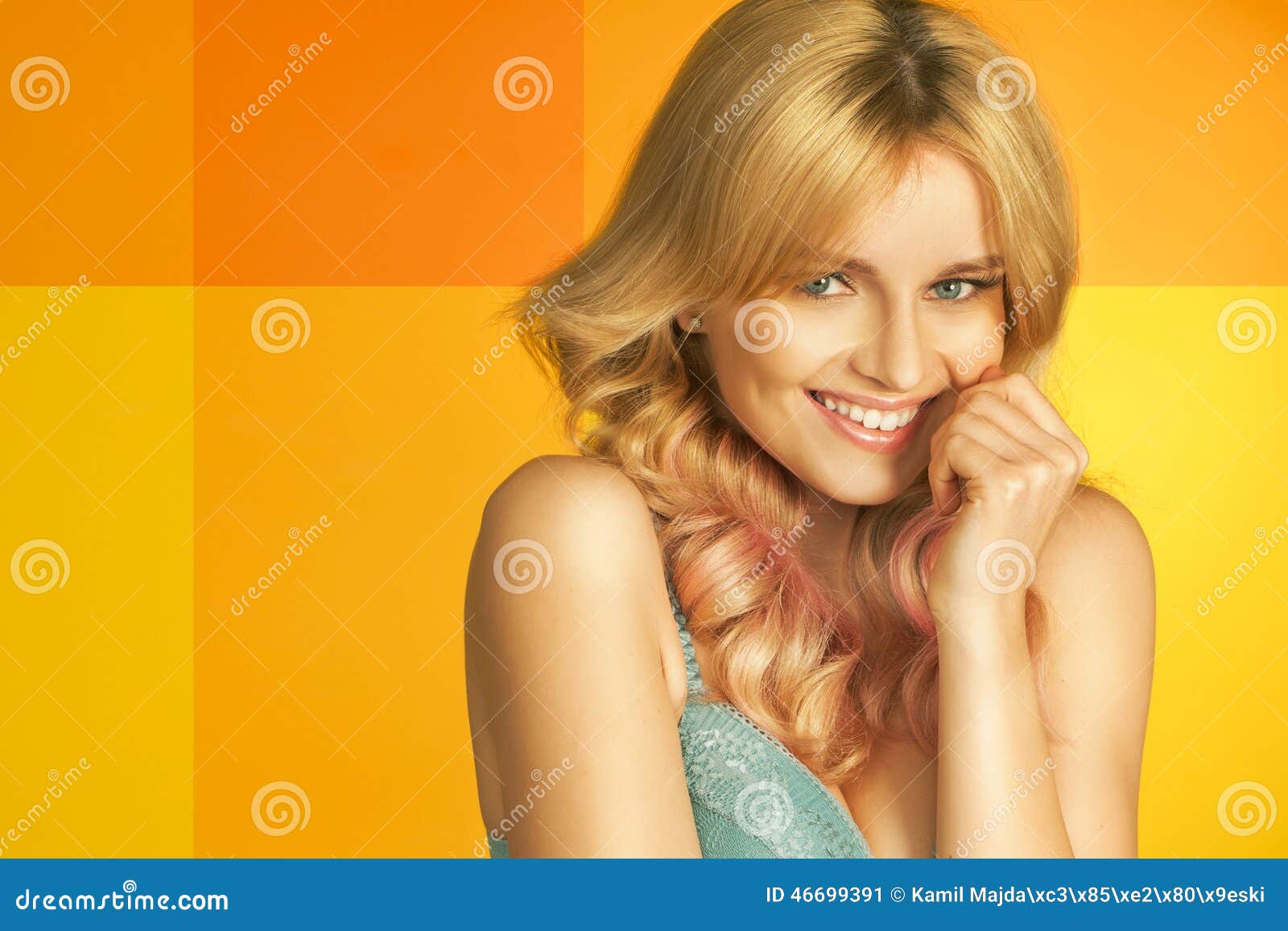 Pretty Lady with the Fabulous Smile Stock Image - Image of fashion ...