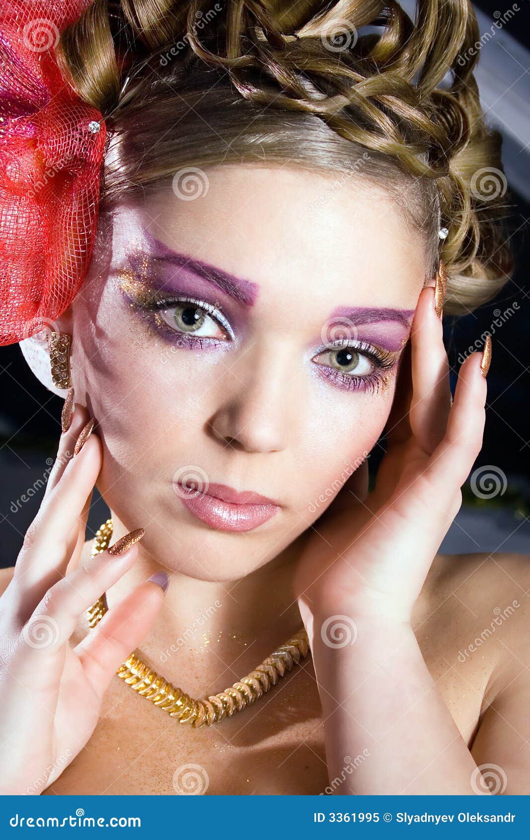 Pretty lady in fancy-dress stock image. Image of celebration - 3361995