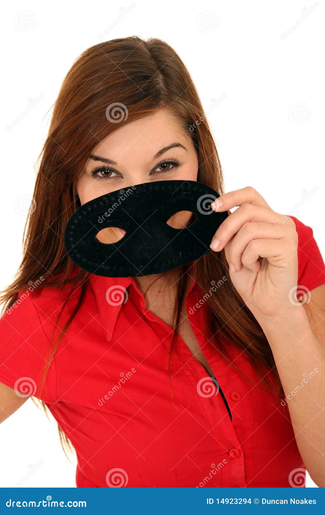Pretty Lady and Mask stock photo. Image of girl, fashion - 14923294
