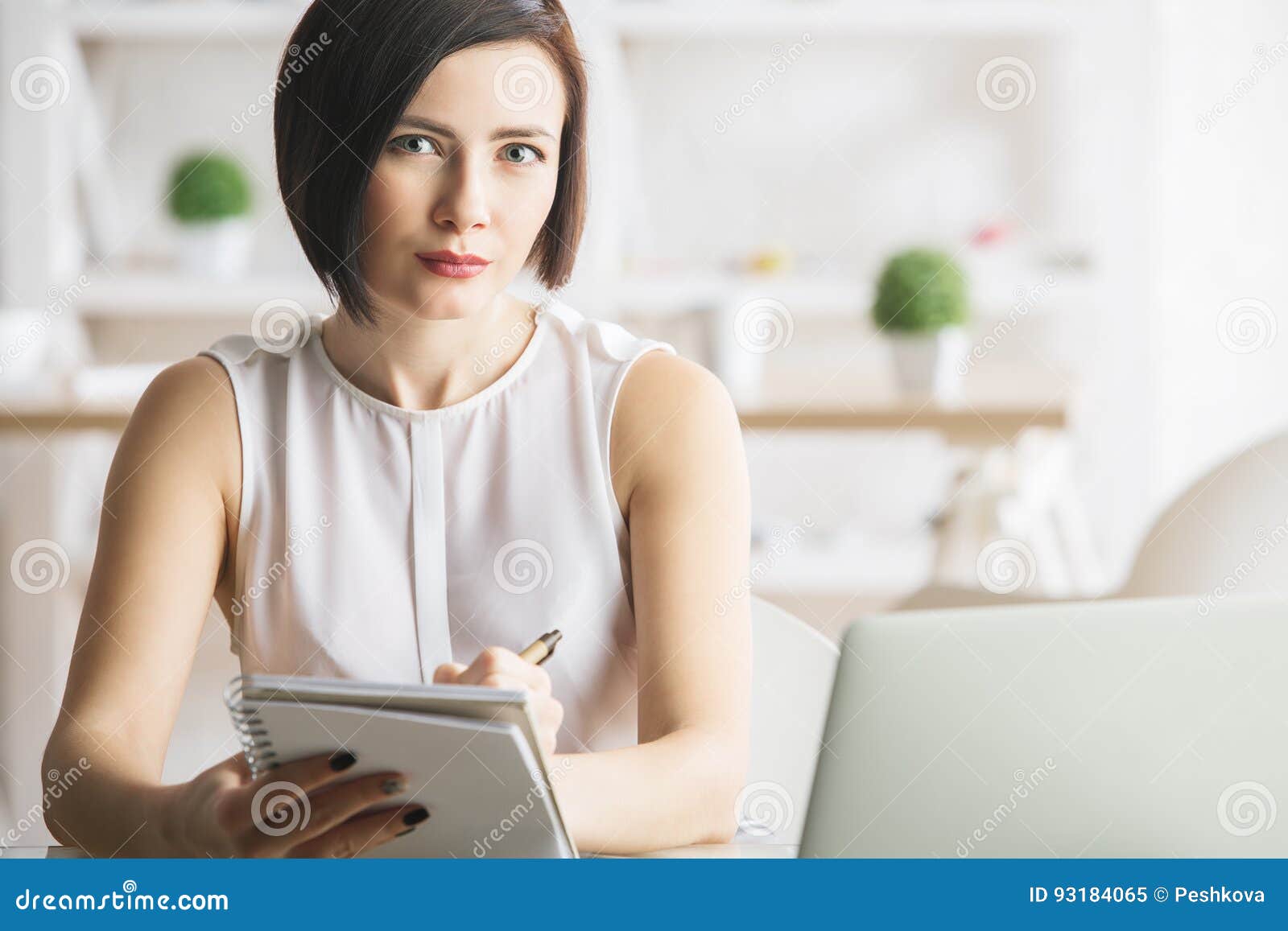 Pretty Lady Working on Project Stock Image - Image of female, beautiful ...