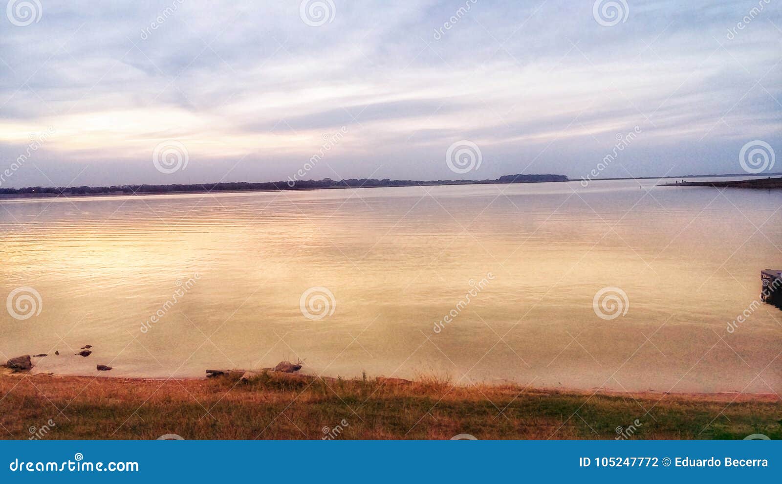 Pretty lake stock photo. Image of bryan, lake, sunset - 105247772