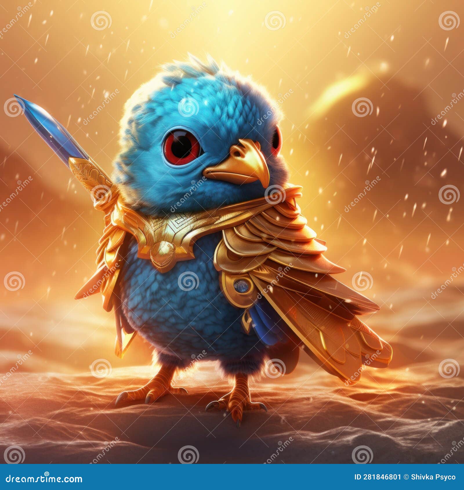 Samurai Duck Mascot Esport Logo Design Vector Illustration ...