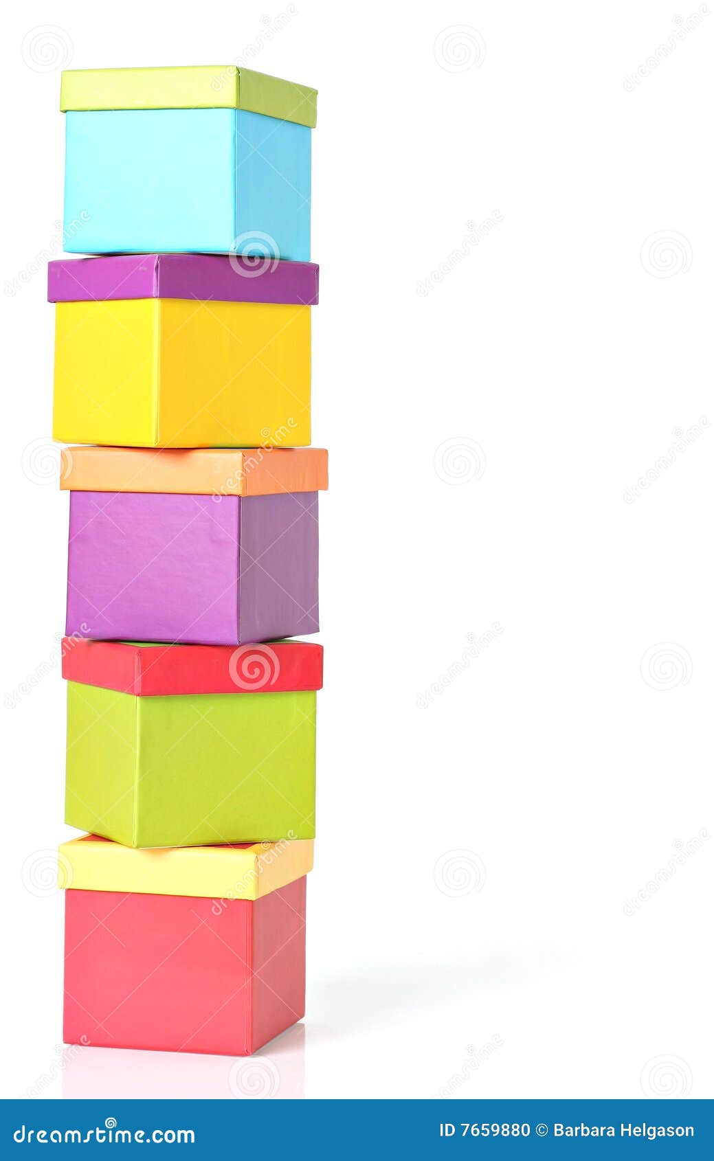 Pretty little boxes stock photo. Image of present, blue - 7659880