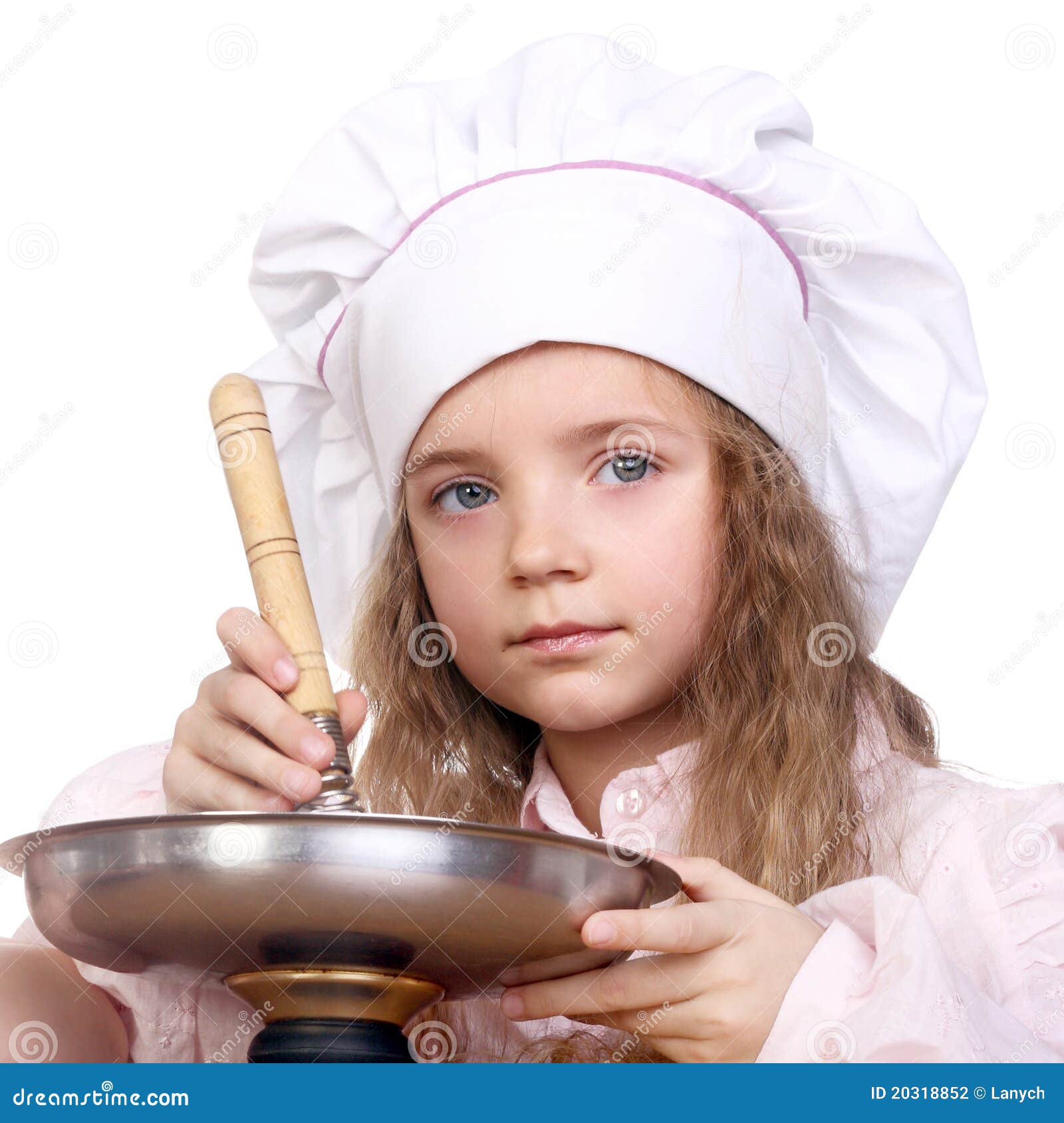 Pretty little cook stock photo. Image of cook, cute, health - 20318852