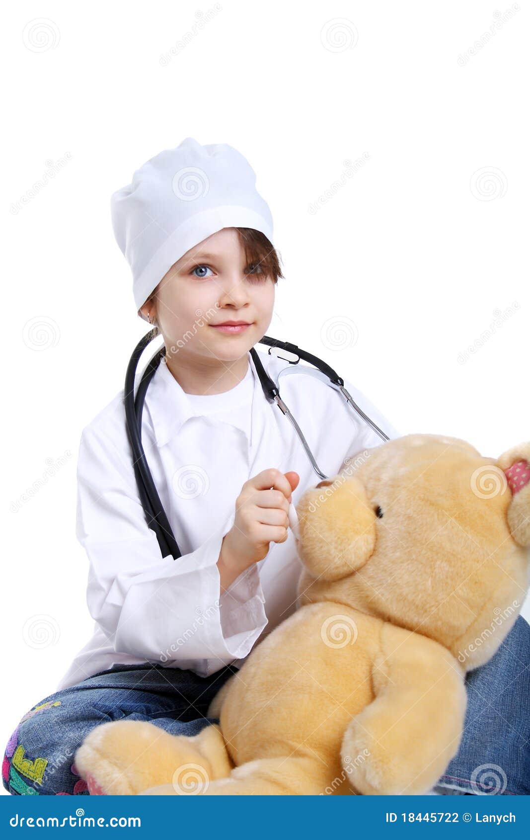 Pretty little doctor stock photo. Image of life, beauty - 18445722