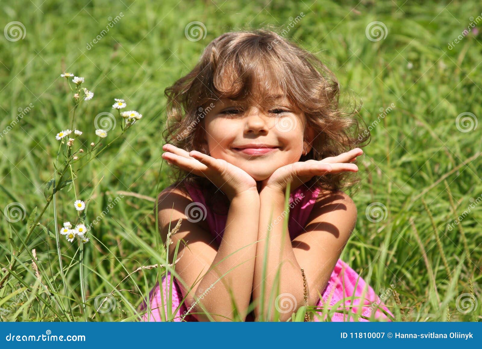Pretty little girl stock image. Image of cheerful, lovely - 11810007