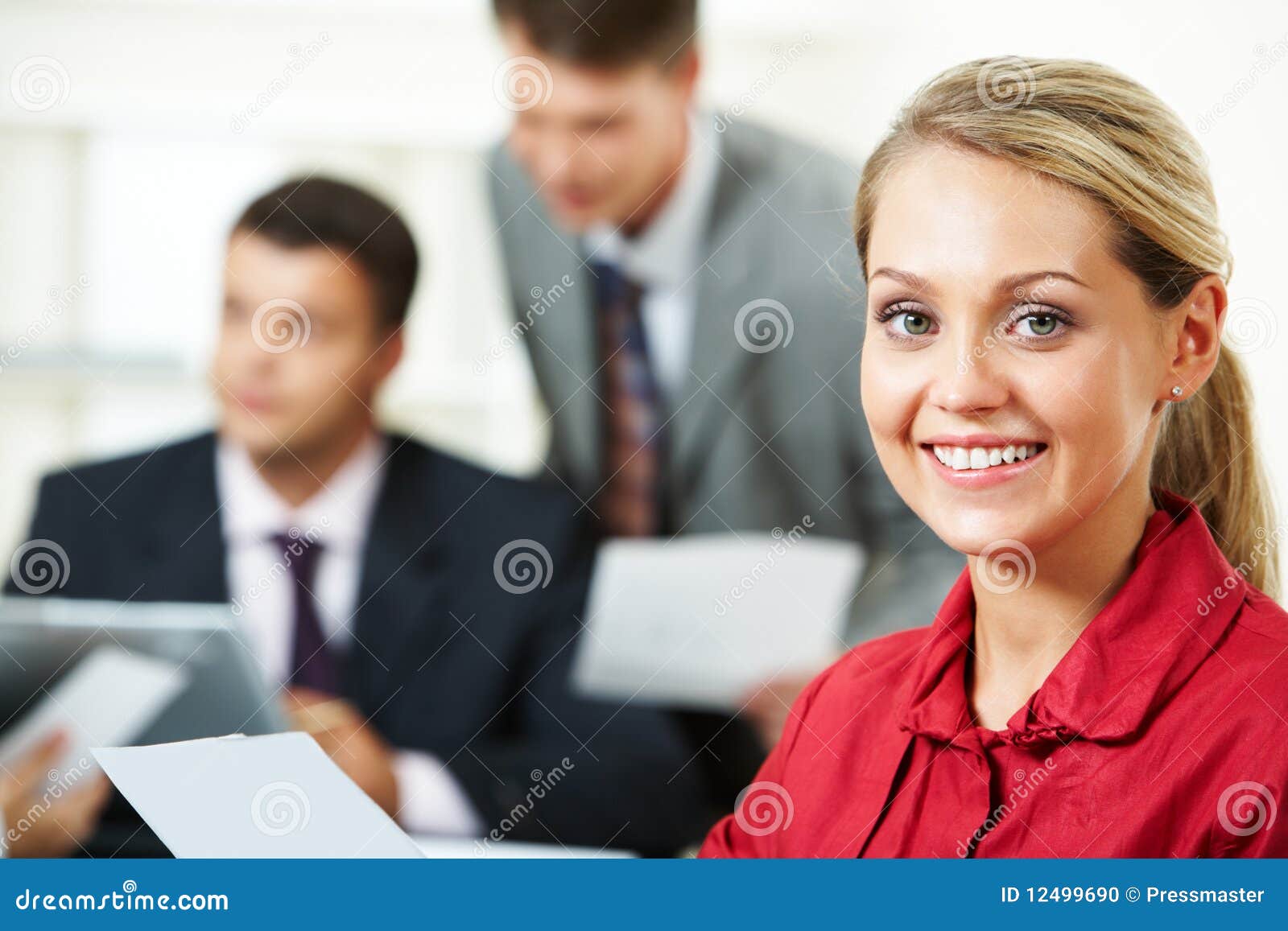 Pretty manager stock photo. Image of leader, lady, entrepreneur - 12499690