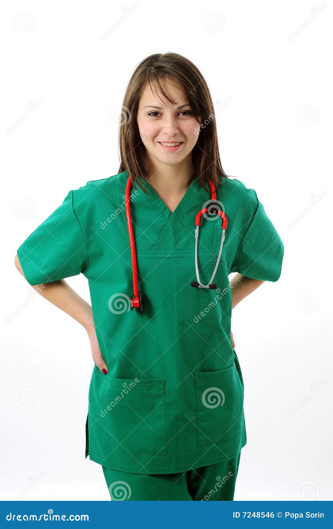 Pretty medical woman stock photo. Image of medical, physicians - 7248546