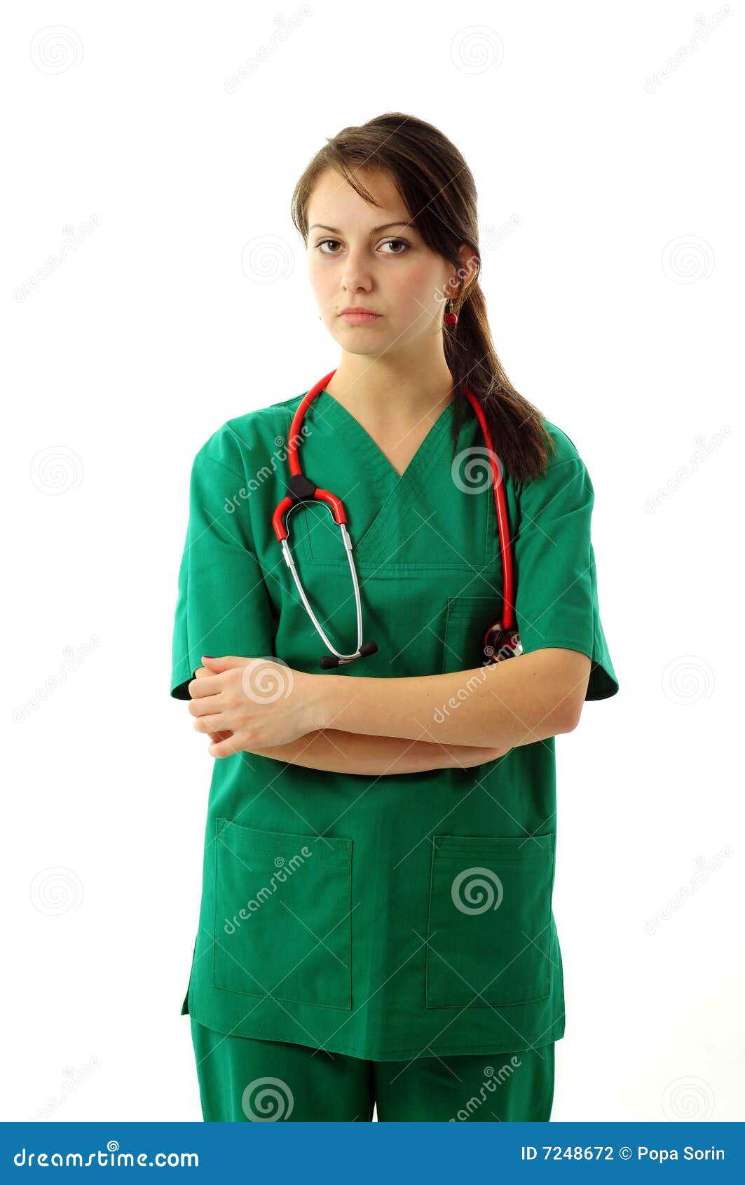 Pretty medical woman stock photo. Image of health, interns - 7248672