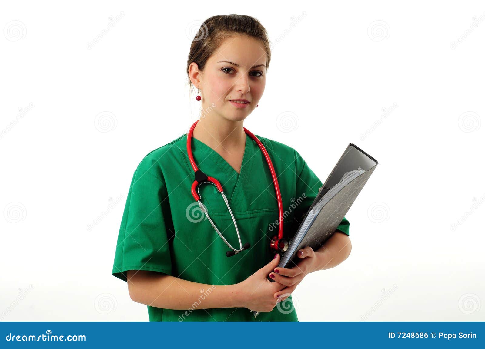 Pretty medical woman stock photo. Image of adult, facilities - 7248686