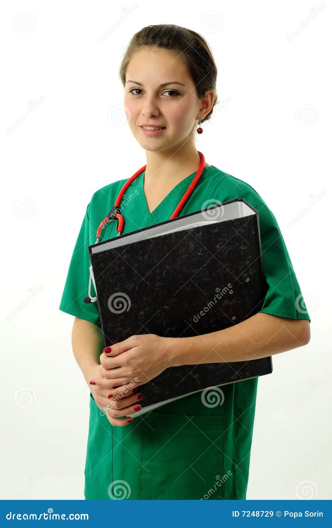Pretty medical woman stock image. Image of personnel, nurse - 7248729