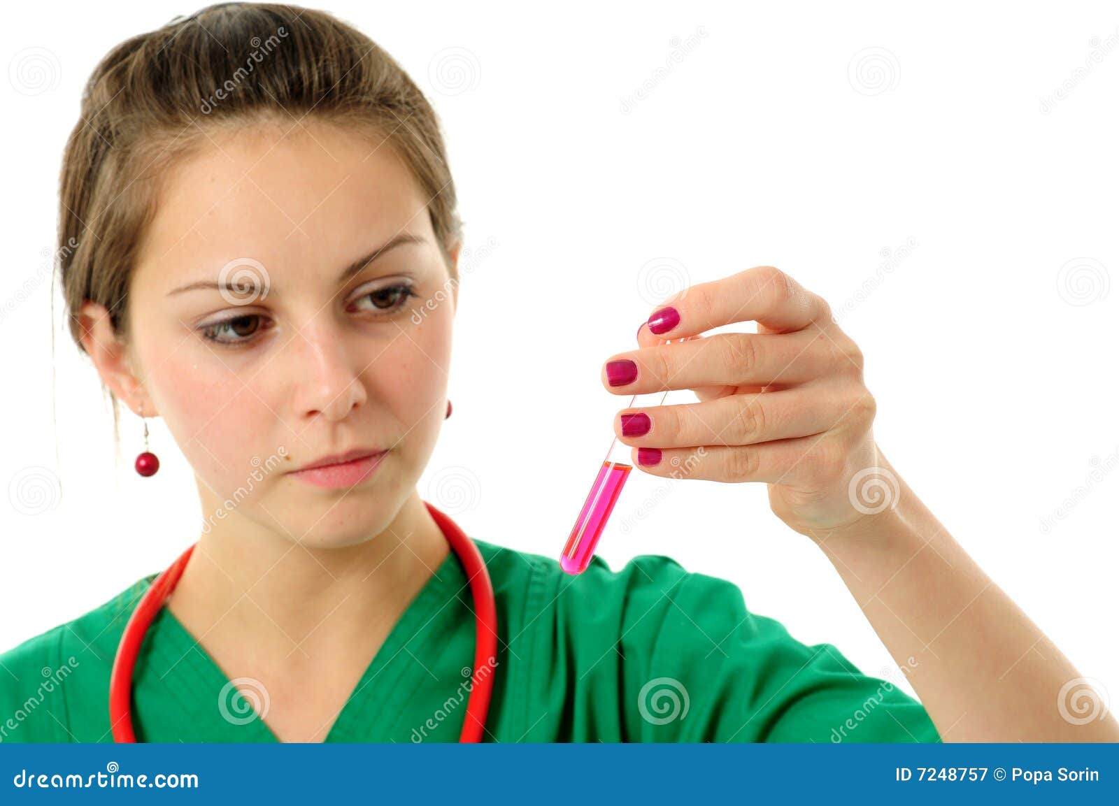 Pretty medical woman stock image. Image of service, ladies - 7248757
